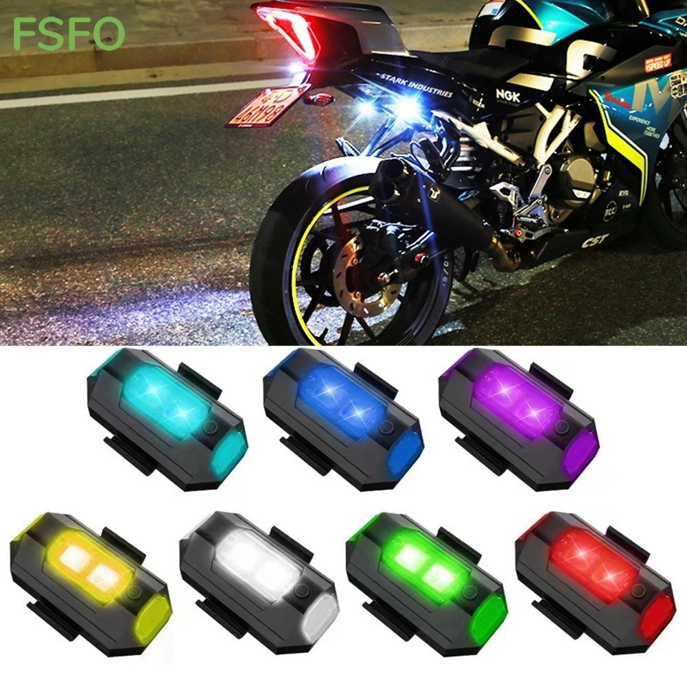 [FSFO] 1X Motorcycle UAV Night Strobe Lights Aircraft Fixed Wing With 7 ...