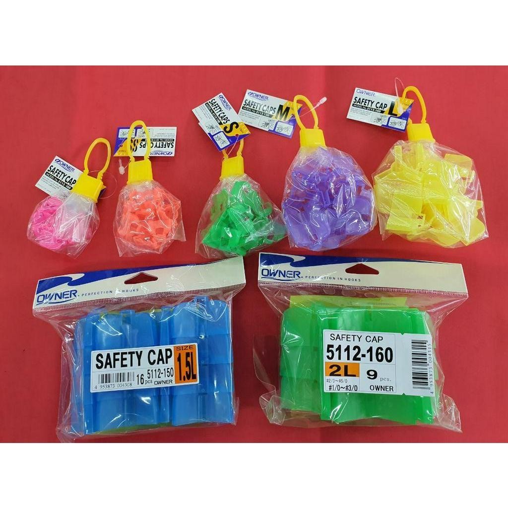 OWNER TREBLE HOOK SAFETY CAP FISHING LURES CAP PELINDUNG KESELAMATAN ...