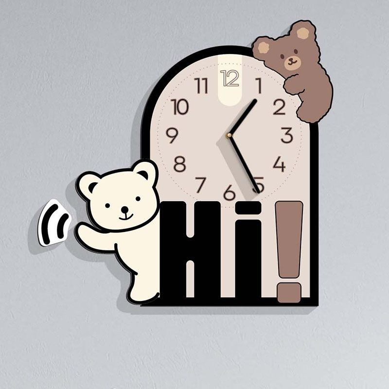 Spot goods digital clock muji clock jam loceng HI beruang 2024 jam ...