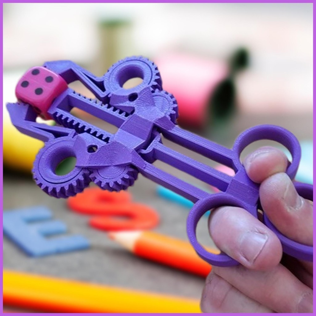 3D Gear Linkage Clip Clip Fidget Sensory Toy Fidget Gear Clamp 3D ...