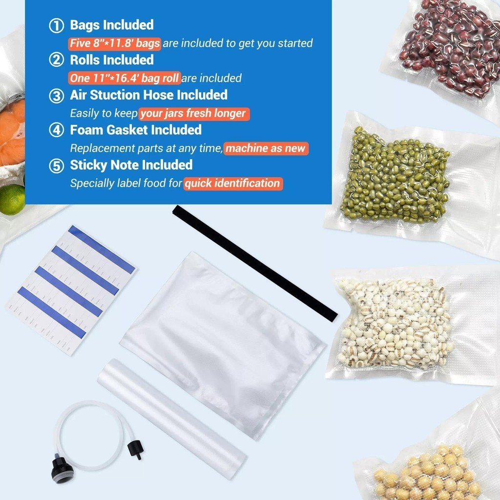 INKBIRD INK-VS04 Professional Vacuum Sealer Machine Food Packing Saver ...