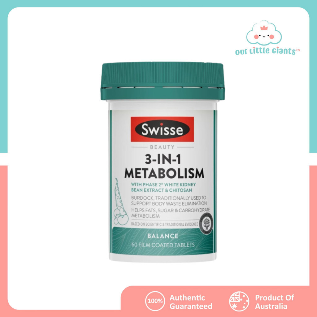 Swisse Beauty 3-in-1 Metabolism (60 Tablets) | Shopee Malaysia