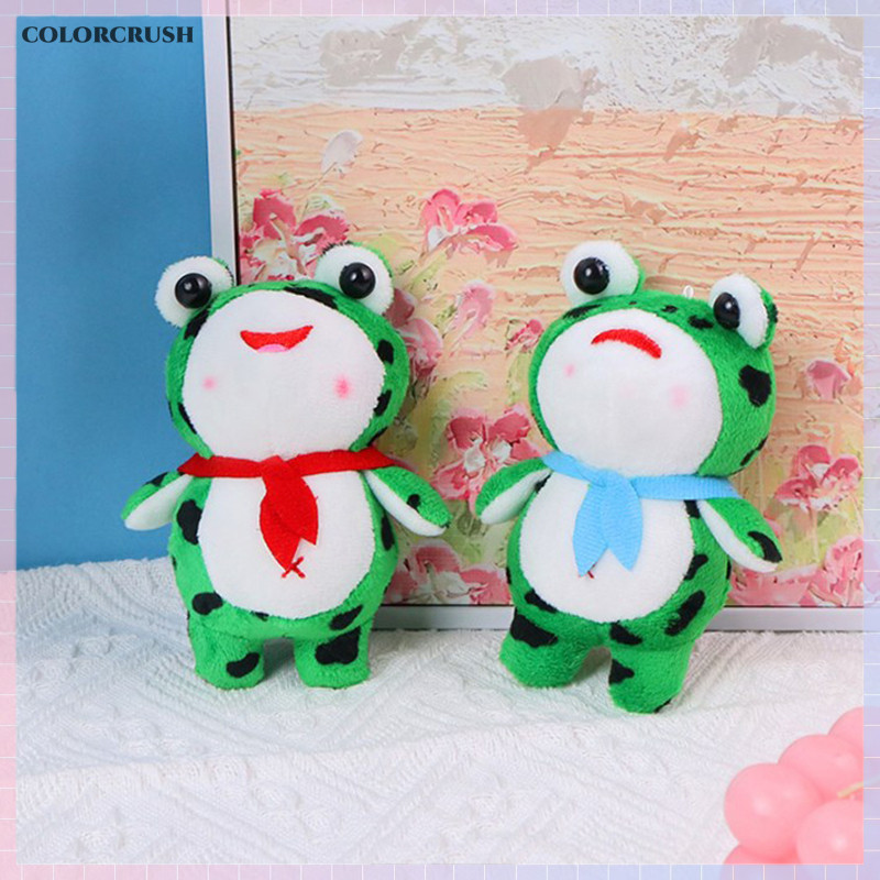 Colorcrush Frog Scarf Doll Frog Schoolbag Pendant Tiktok Same Doll ...