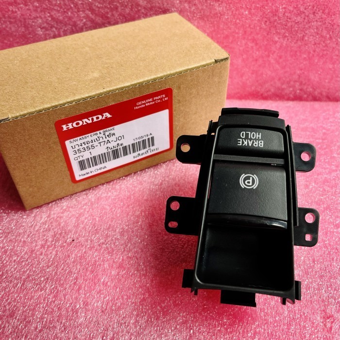 TOMBOL Hand brake Button Switch brake hold honda Hrv 35355-T7A-J01 ...