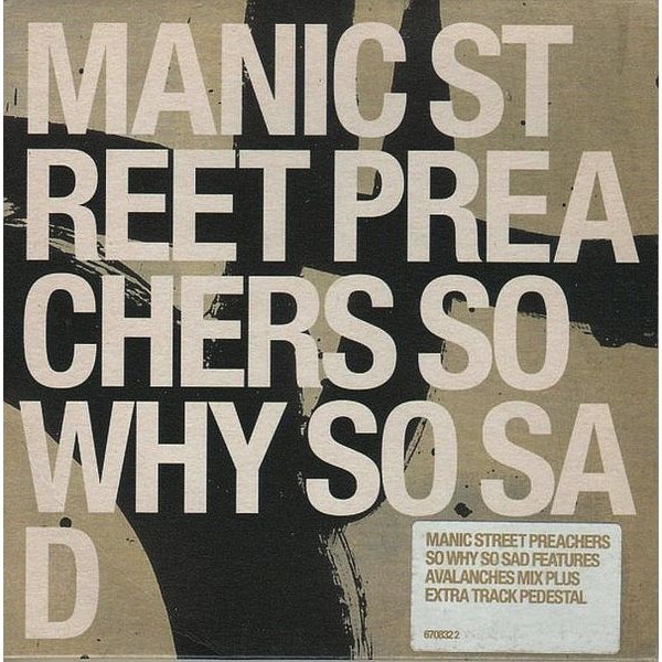 (Used) MANIC STREET PREACHERS So Why So Sad (Digisleeve) CD Single ...