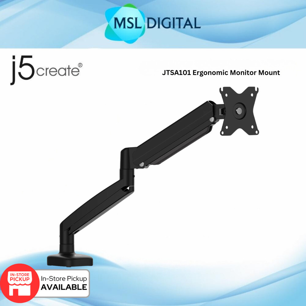 j5create JTSA101 Ergonomic Monitor Mount | Shopee Malaysia