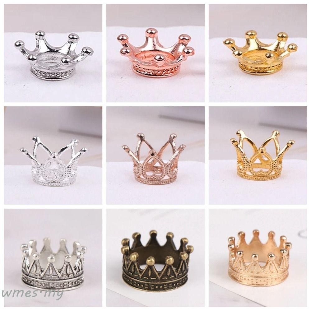WMES1 Mini Metal Crown Model, Model Toys Decorating Dollhouse Miniature ...