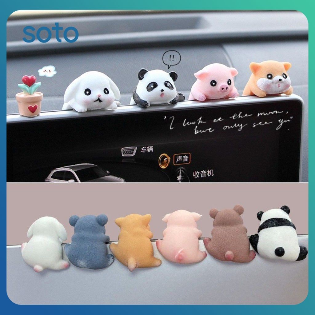 Cute Animal Computer Tv Screen Monitor Decorations Car Navigator Screen ...