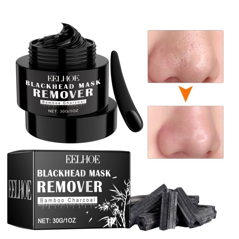 EELHOE Charcoal Peel off Mask Face Pore Cleaning Removes Pimples and ...