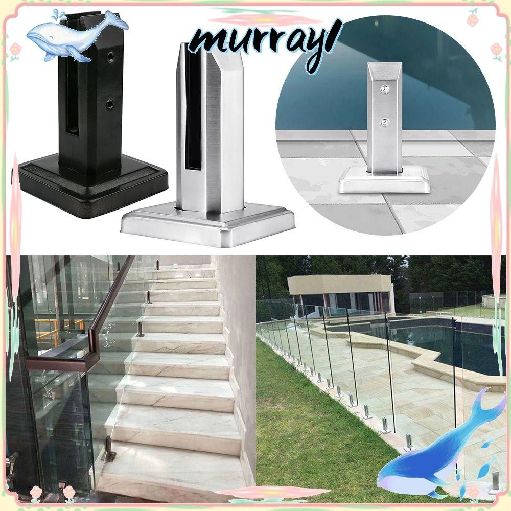 MURRAY1 Pool glass Clip Multifunction Railing Floor Stand Balustrade ...