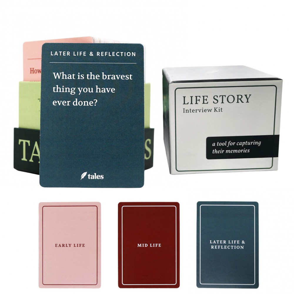 150PCS Family Conversation Cards Life Story Interview Kit Cards Early ...