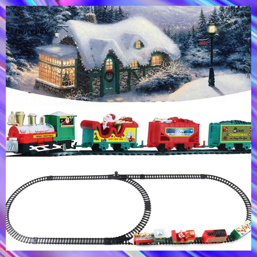 [TY] Electric Train Toy with Electric Train Toy with Lights and Sounds ...
