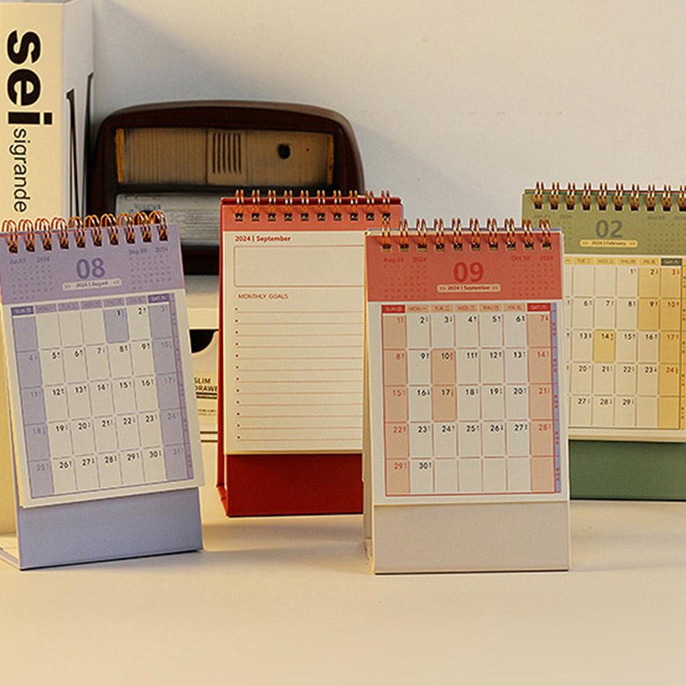 2025 Desk Calendar Planner Simple Desktop Calendar Korean Creative ...