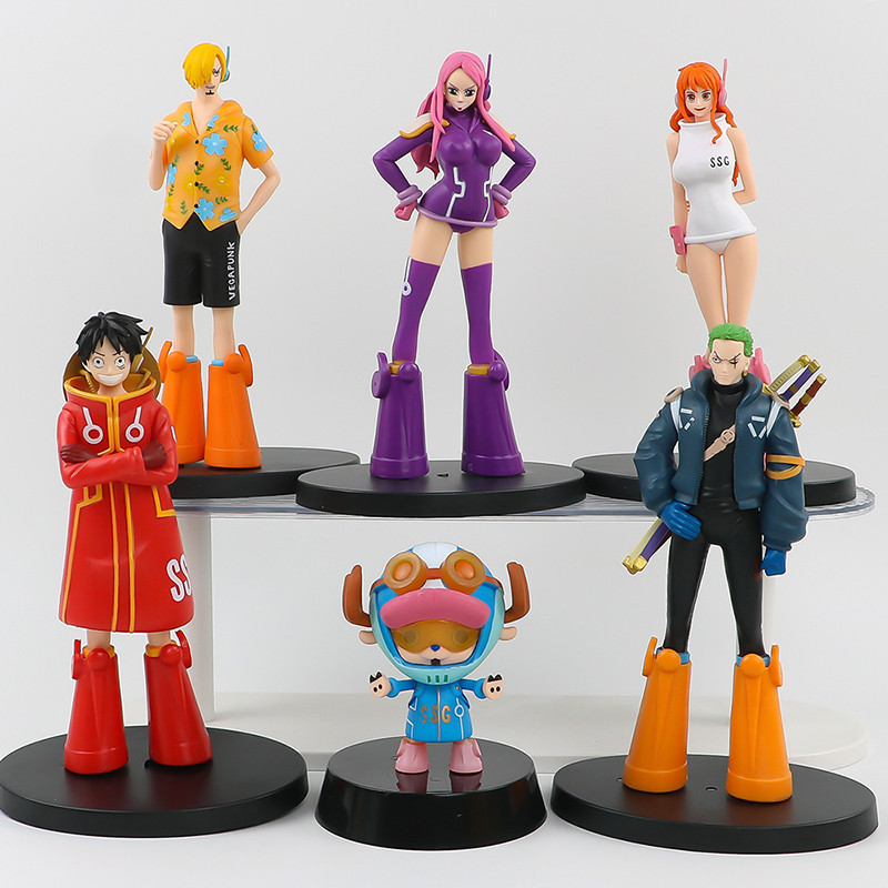 17cm Anime One Piece Luffy Dxf Figure The Grandline Series Egghead Nami ...