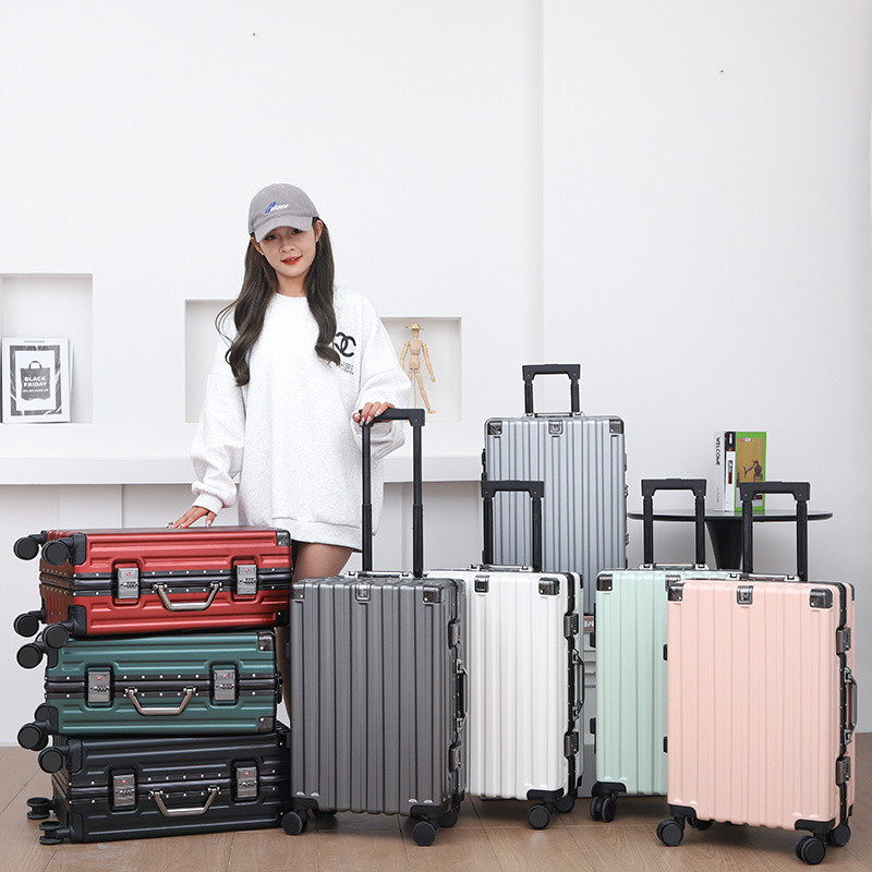 Sturdy and durable PC aluminum frame luggage 28 inch large capacity ...