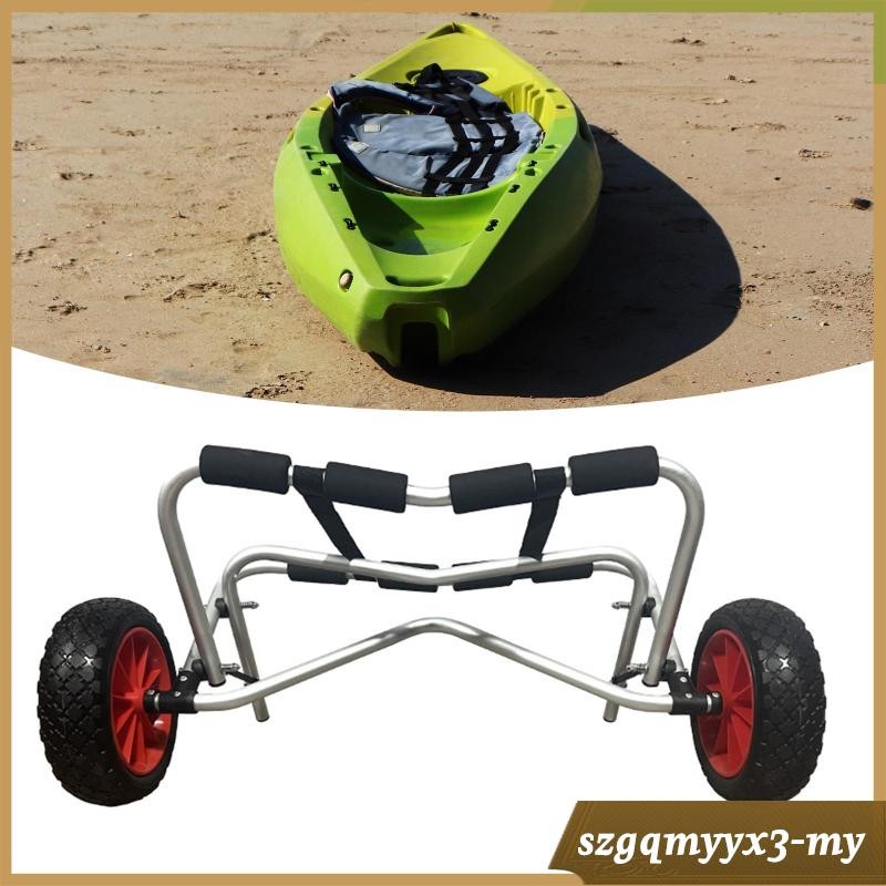 [ Foldable Kayak Trolley Aluminum Kayak Hardware Canoe Cart Boat ...