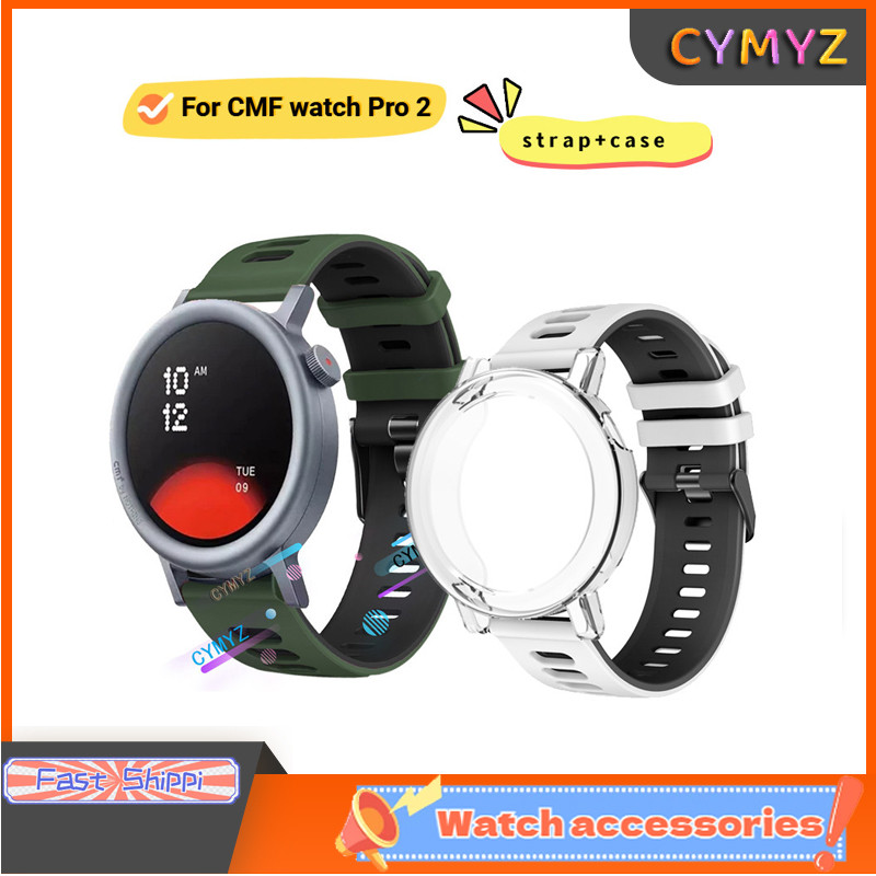 CMF watch pro 2 case Screen protector CMF watch pro 2 strap Silicone ...