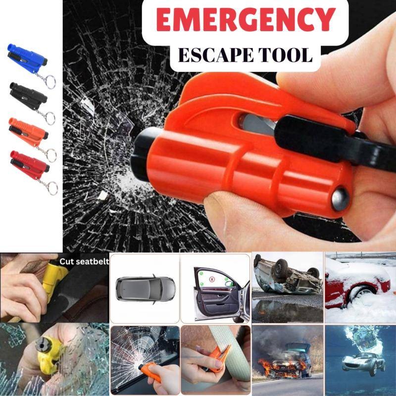 Safety Hammer Car Emergency Escape Window Glass Breaker 2 in 1 Car ...