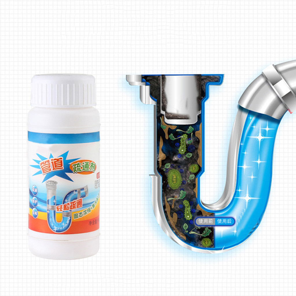 SKM(2IN1) Powerful Powder For Unclogging Pipes L287 | Shopee Malaysia