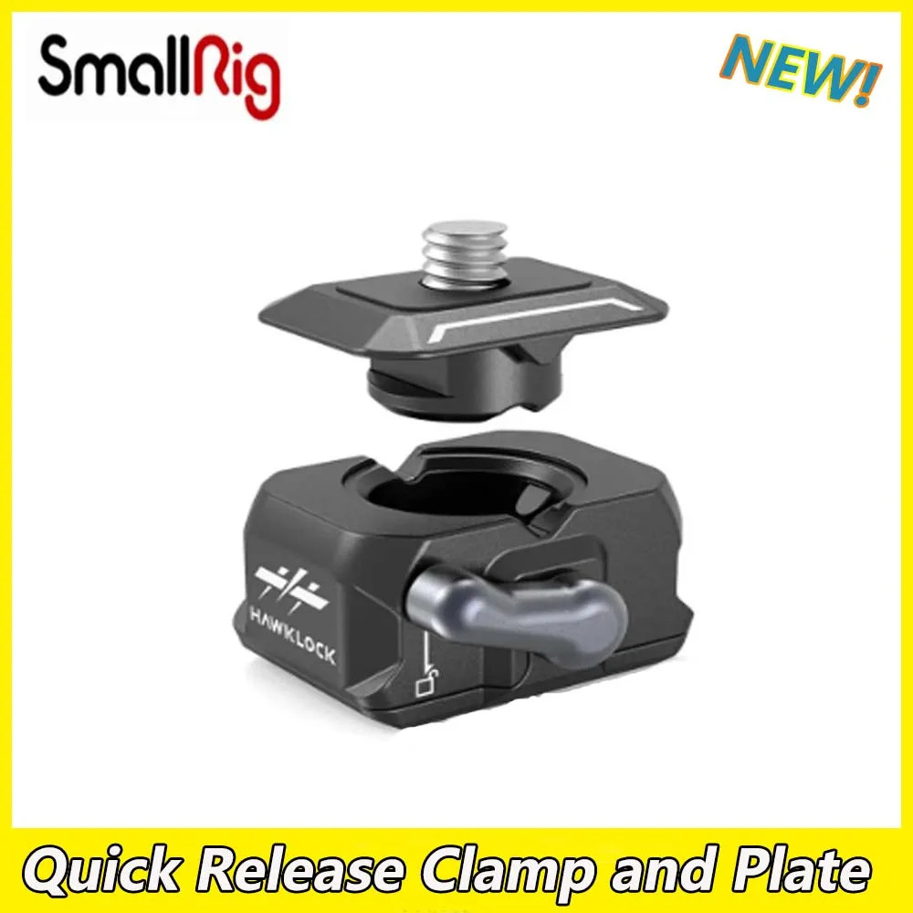 SmallRig Drop-in HawkLock Universal Mini Quick Release Clamp and Plate ...
