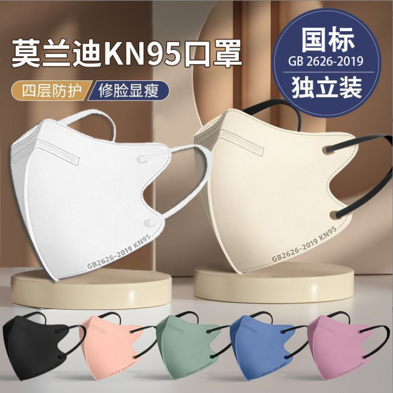 50 Pcs | KN95 Morandi Adult Mask (Individually Packaged) Korean KN95 ...