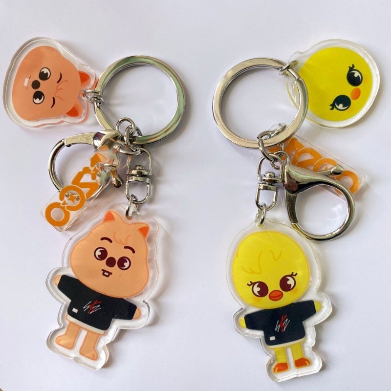 Korean Kpop Straykids Key Chain Key Ring Keychain for Accessories Bag ...