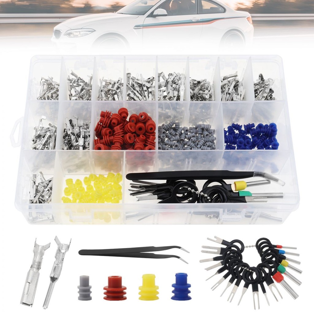 720 PCS Connector Pin Terminal Non Insulated Plug Terminal Connectors ...