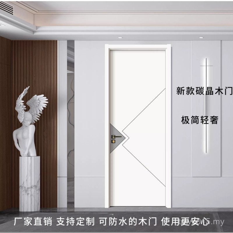 Pintu bilik tidur, pintu sut, pintu bilik dalaman, pintu bebas cat ...