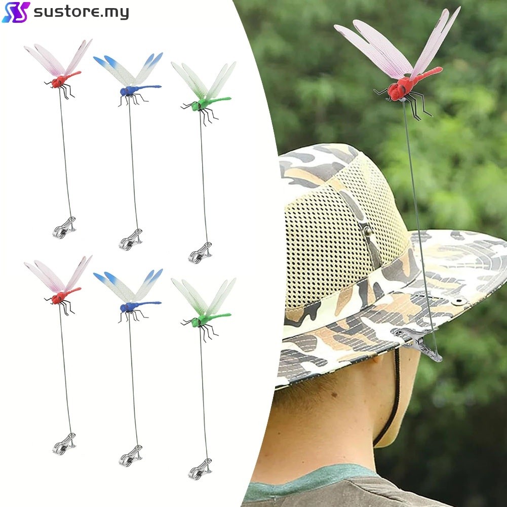 [Super] 3/6X Fake Dragonfly Clip 3D Dragonfly Garden Deco Dragonfly ...