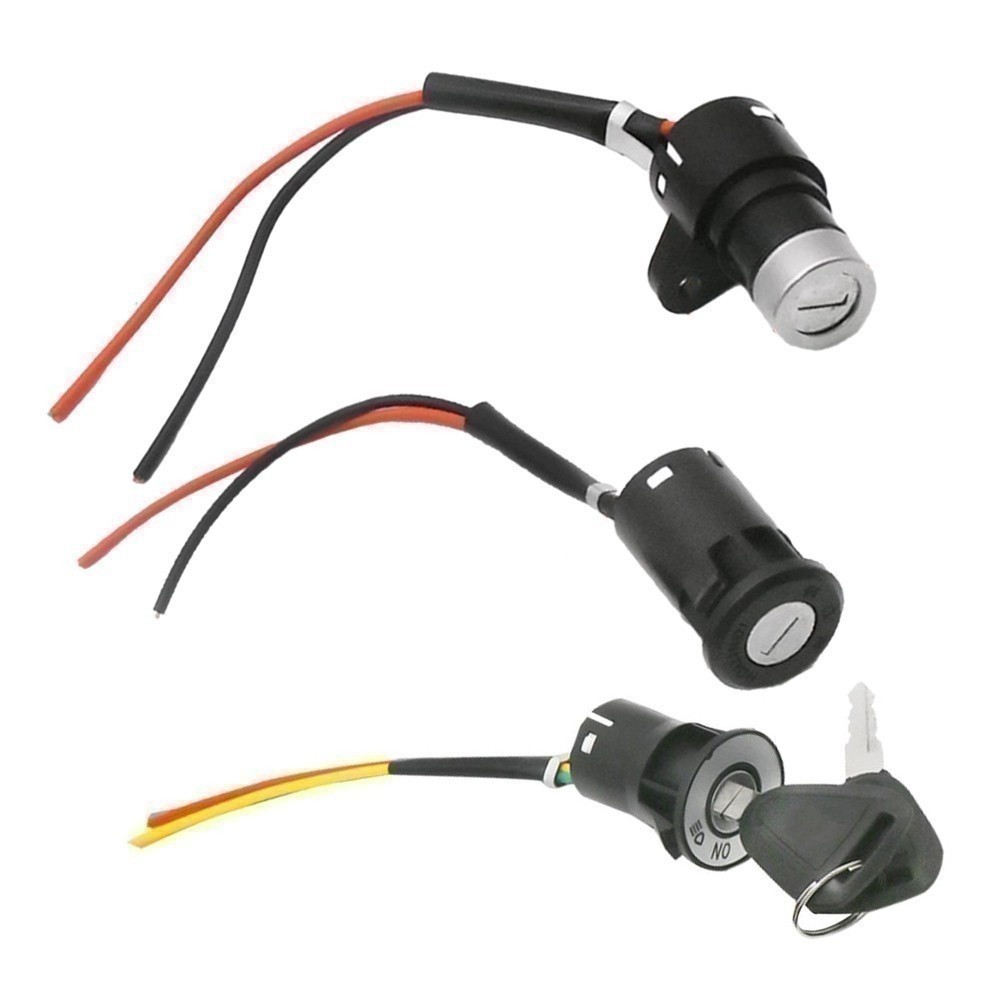 Ignition Key ebike Switch 2 Wire Position For Electric Scooter E-Bike ...