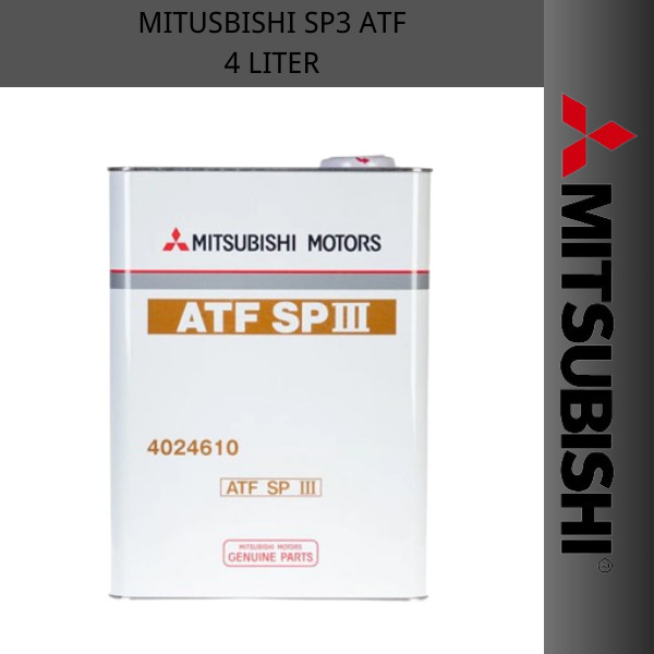 Mitsubishi SP3 ATF 4 LITER 100%GENUINE PRODUCT 4024610 | Shopee Malaysia