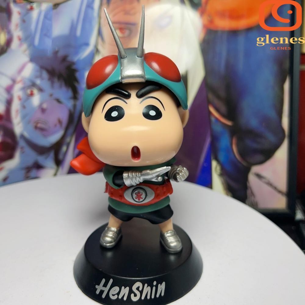 GLENES Shinnosuke Nohara Figure, Cos Masked Yaiber Superman Crayon Shin ...