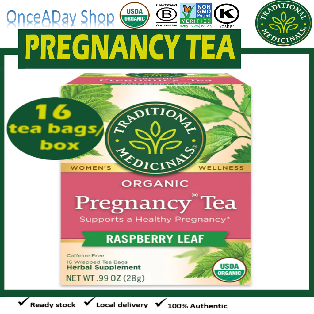 Traditional Medicinals, Organic Pregnancy Tea Raspberry Leaf Tea ...