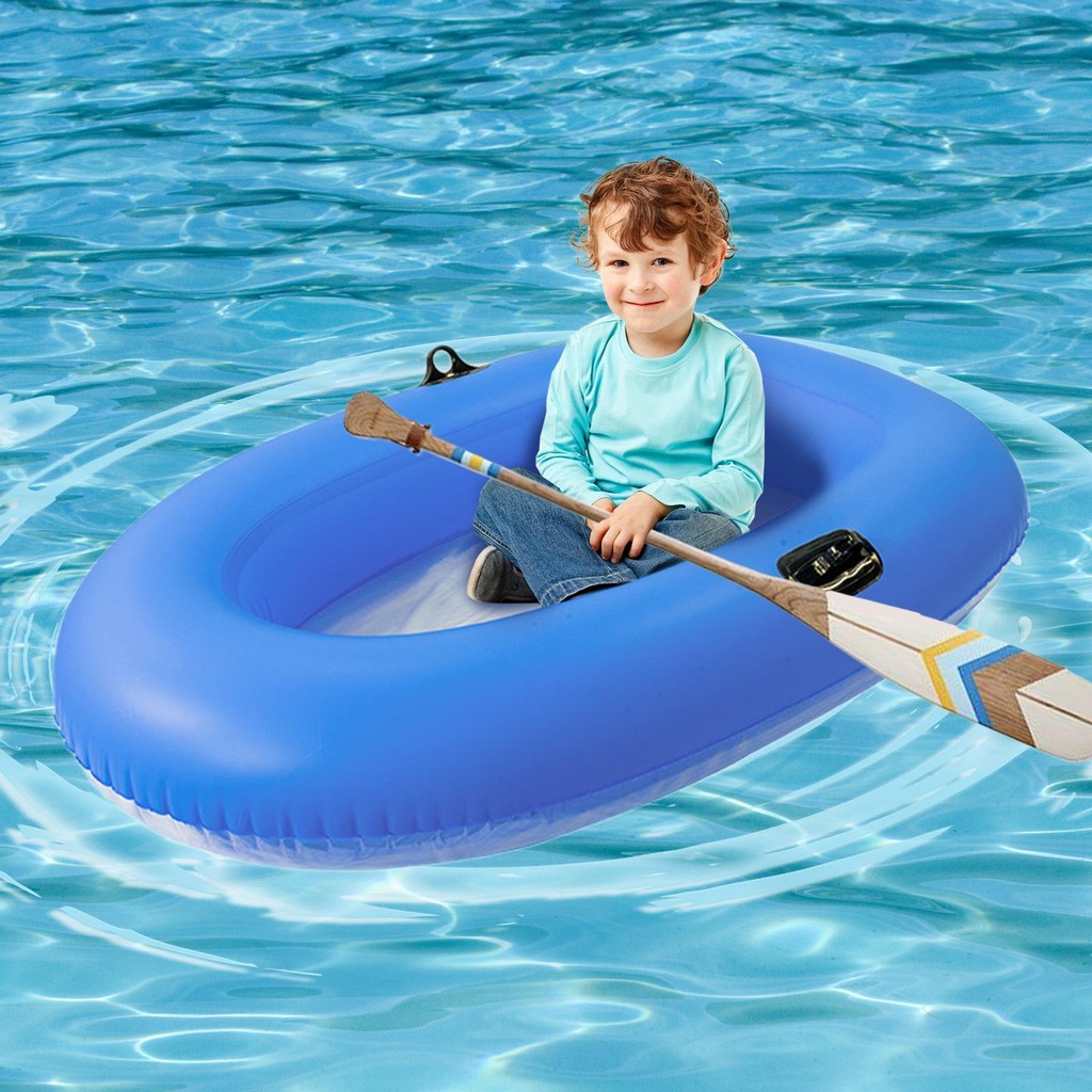 Inflatable Pool Lounger Blue Water Hammock Inflatable Raft Inflatable ...