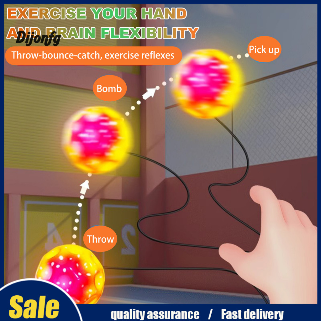 Dj Rebound Bouncy Balls Moon-shaped Bumps Ball Colorful Starry Sky ...