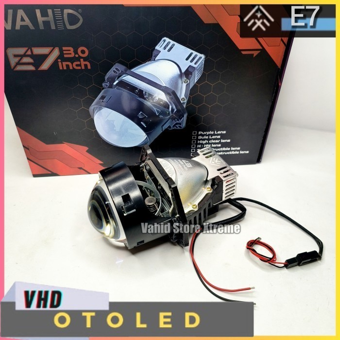 Biled E7 | Devil eyes | Dual Core Laser Surpass | Vahid LED Projector ...