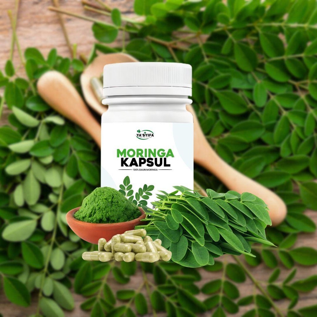Ya'shifa Moringa (Superfood Leave) 30 Kapsul/Botol - Daun Moringa Asli ...