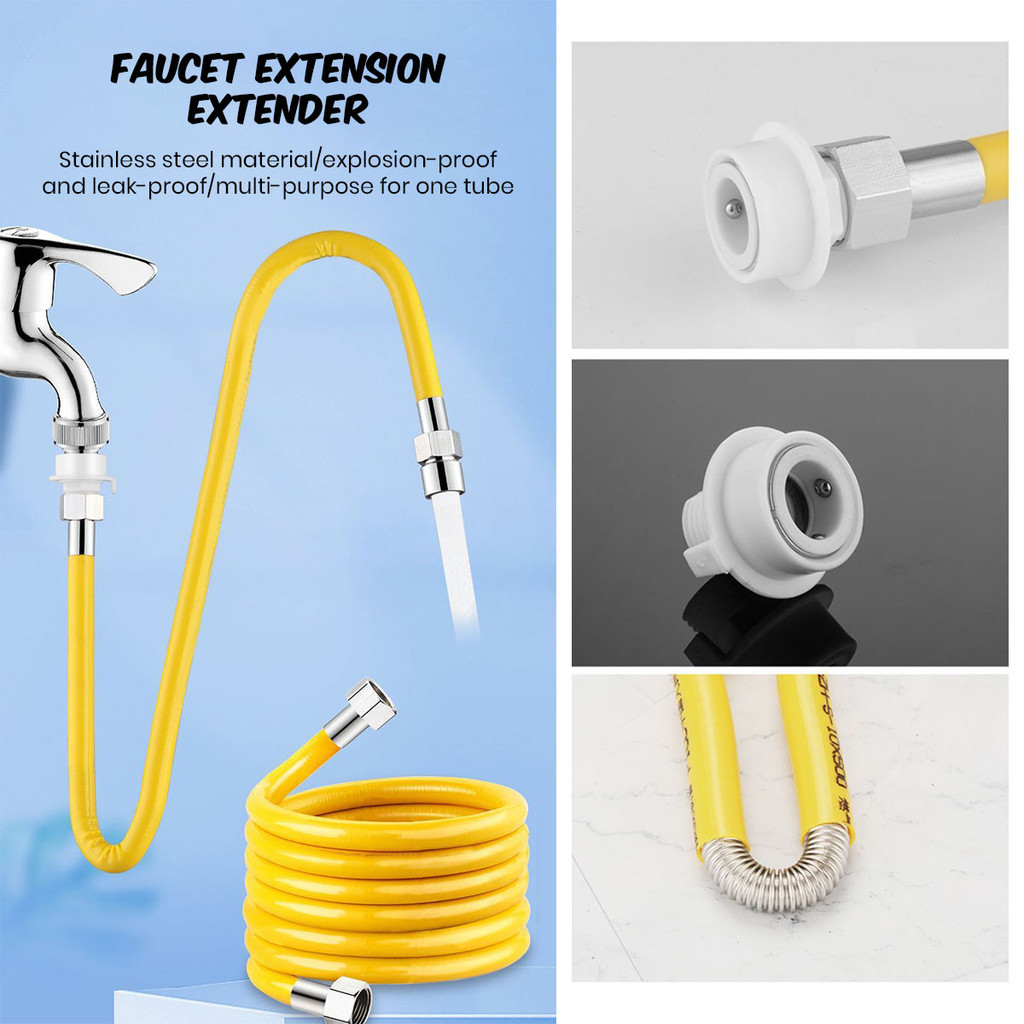 SKM Faucet Extender Anti Splash Nozzle Adjustable Bendable Extension ...