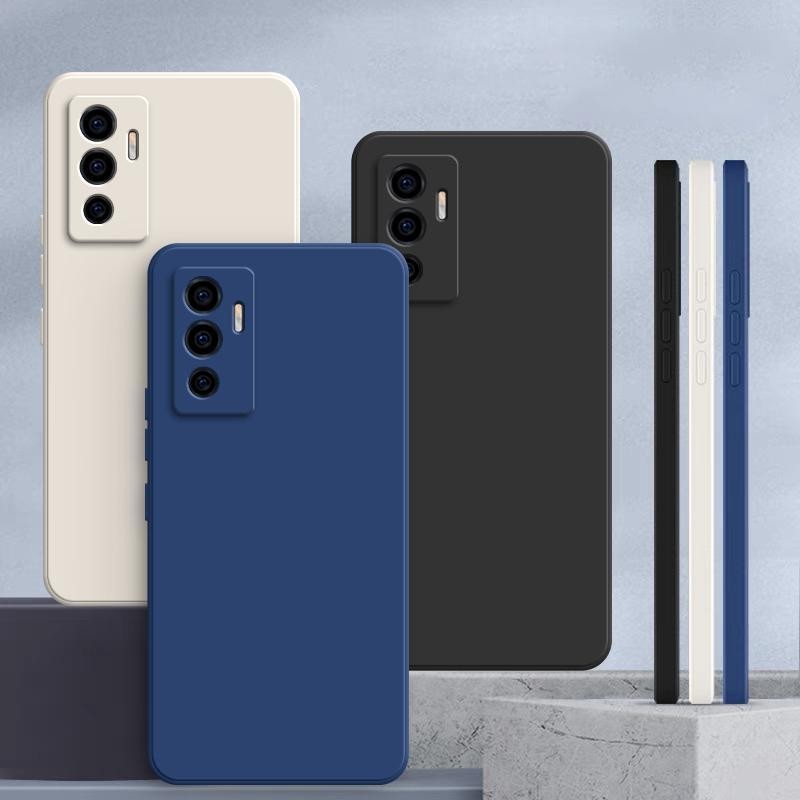 Casing Vivo V23E 5G, solid color Vivo V23E Simple plain color anti drop ...