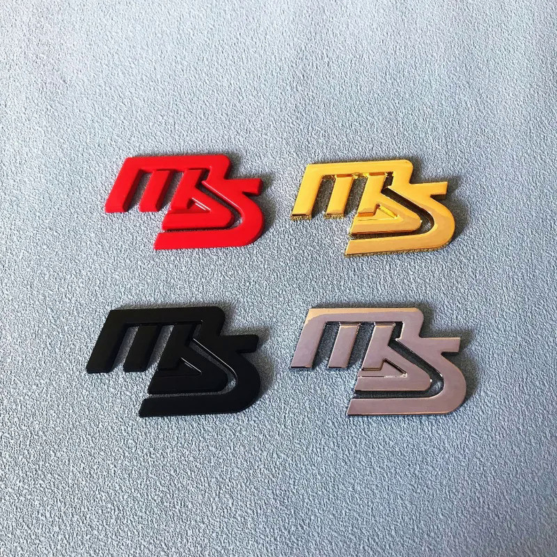 MS Logo Car Body Trunk Emblem Sticker for Mazda CX5 CX30 CX9 Atenza ...