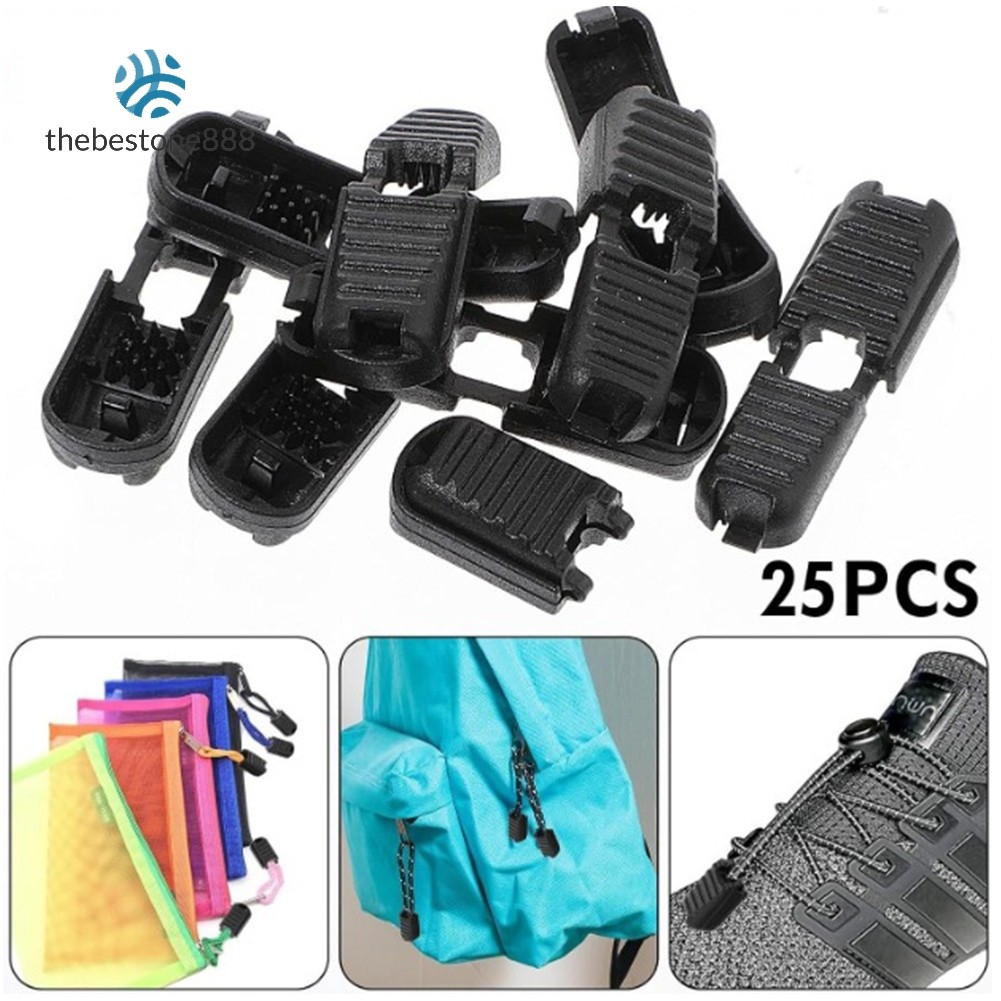 (THEBEST) 25 Pack Pull Tabs Cord Ends Tips Shoe Lace End Clips Cord ...
