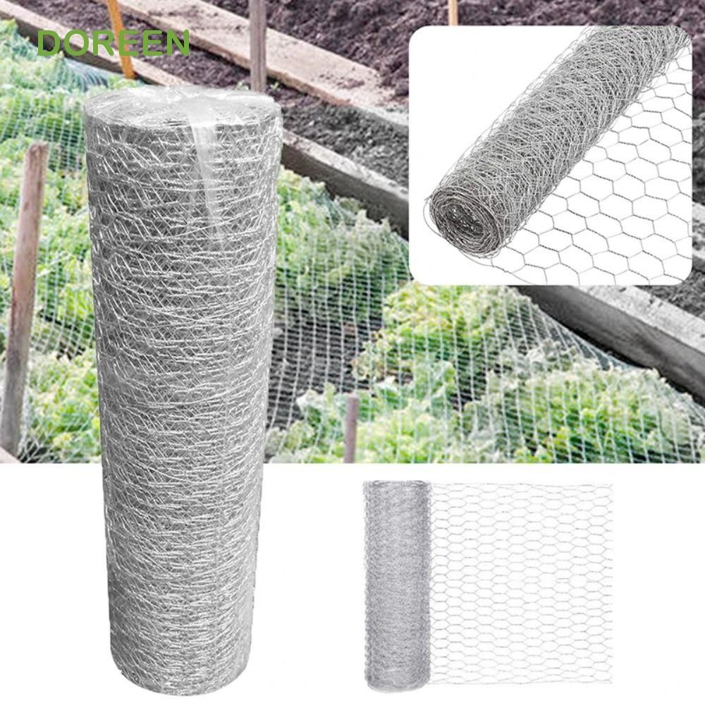DOREEN Galvanized Wire Mesh, Scratch Resistant Rust Proof Hexagonal ...