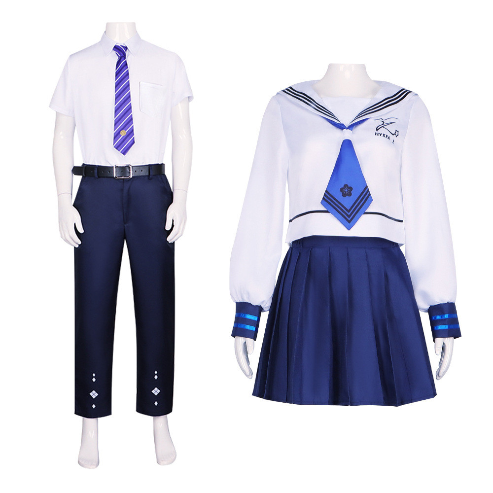 Yuanshen cos Clothing Xicha Linkage God Satoya Aya JK Female Skirt God ...