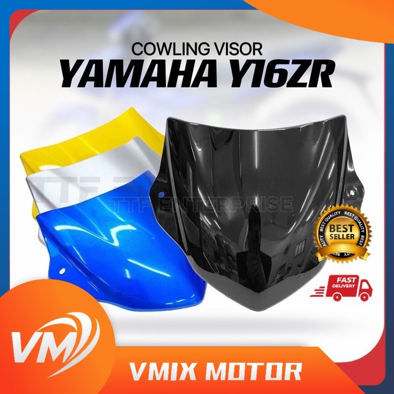 YAMAHA Y16ZR COWLING VISOR ( STANDARD ) HEAD VISOR Y16 Y16ZR | Shopee ...