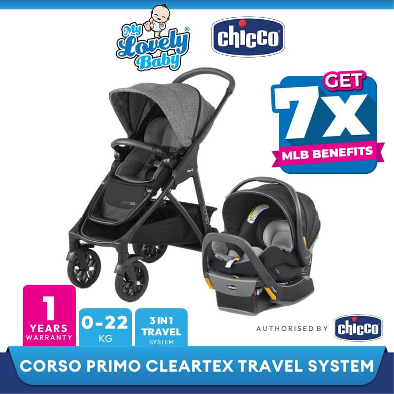 Chicco Corso Primo ClearTex Modular Travel System | Shopee Malaysia