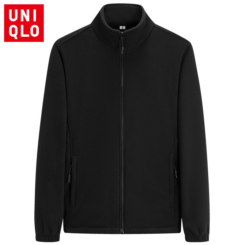 Uniqlo Outdoor windproof and warm men's fleece jacket | Shopee Malaysia