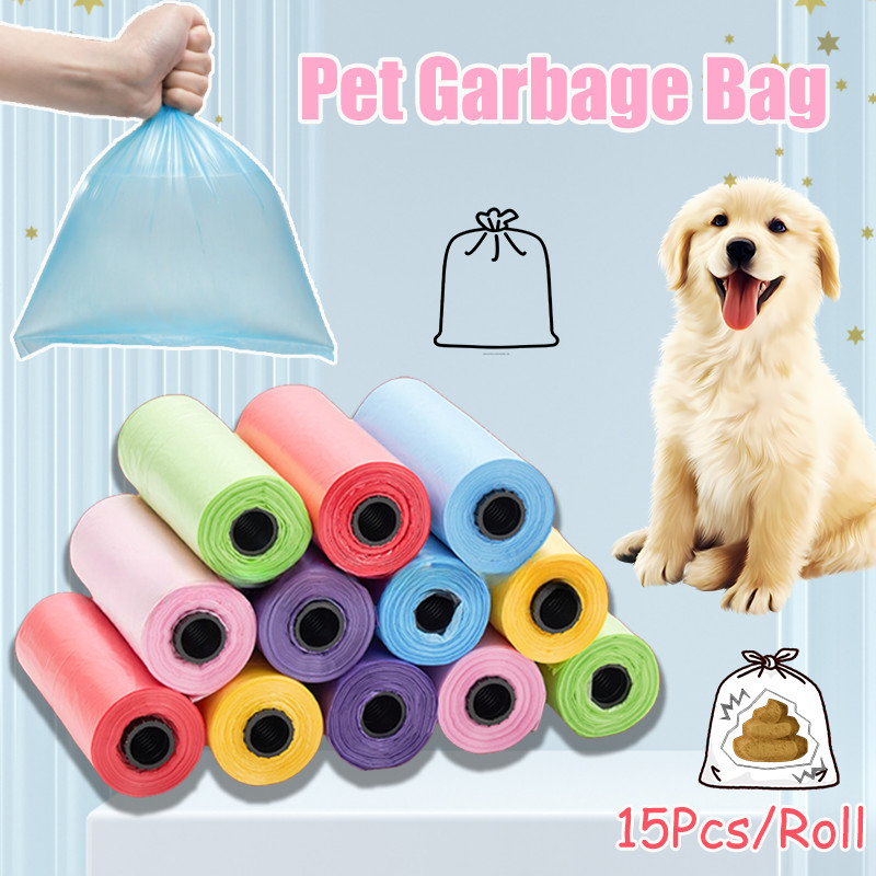 10 Rolls Pet Garbage Bag Dog Toilet Bag Polyethylene Bag Feces ...
