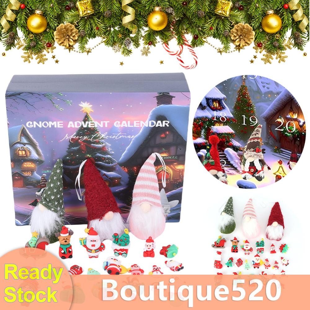 2024 Christmas Gnome Advent Calendar Gnome Dolls 24 Days Xmas Countdown ...