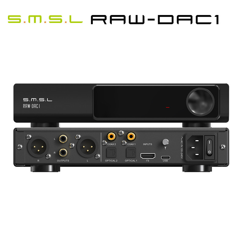 SMSL RAW-DAC1 Decoder MQA MQA-CD AK4191+AK4499EX Bluetooth 5.1 Support LDAC XU316 32Bit/768kHz ...