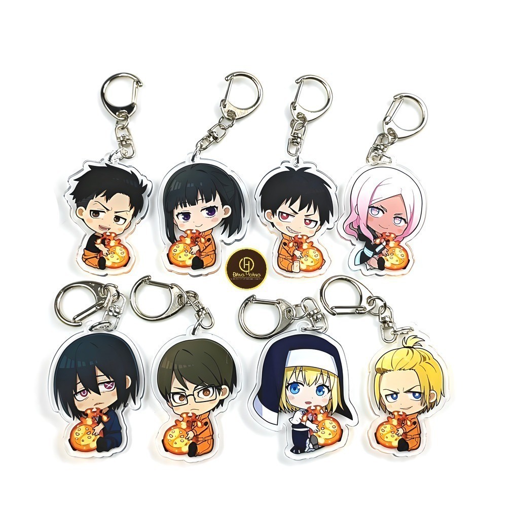 Keychain, Standee, Glass Painting Fire Force Shinra Kusakabe Enen no ...